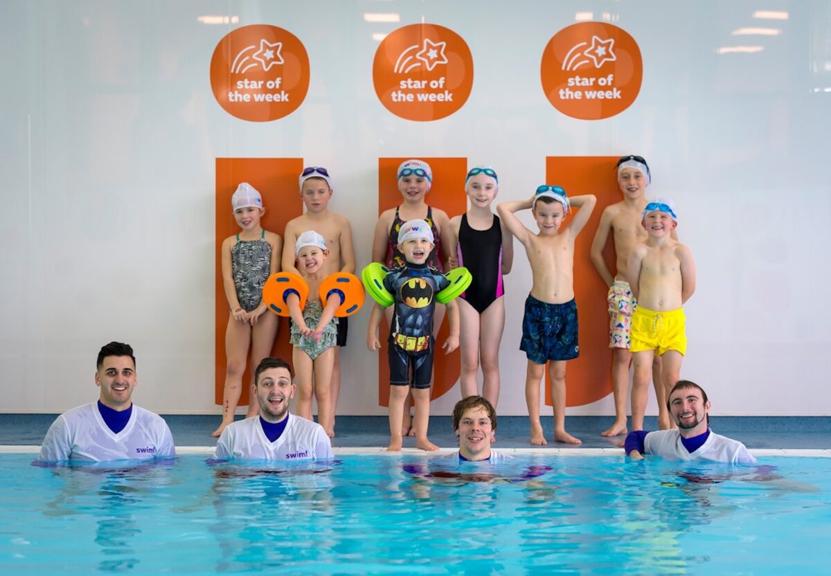 school outreach - swim!